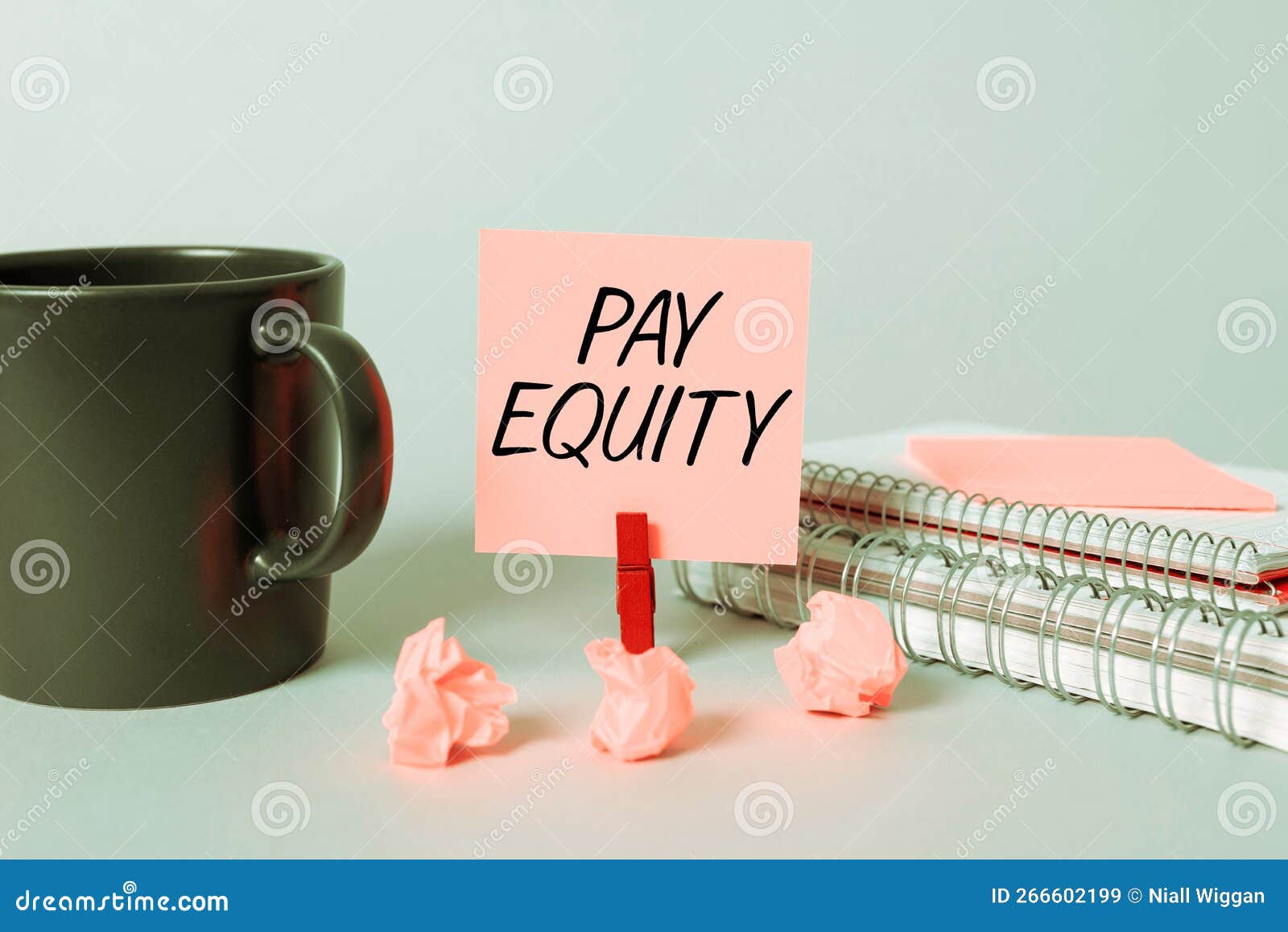 Conceptual Display Pay Equity Conceptual Photo Eliminating Sex And