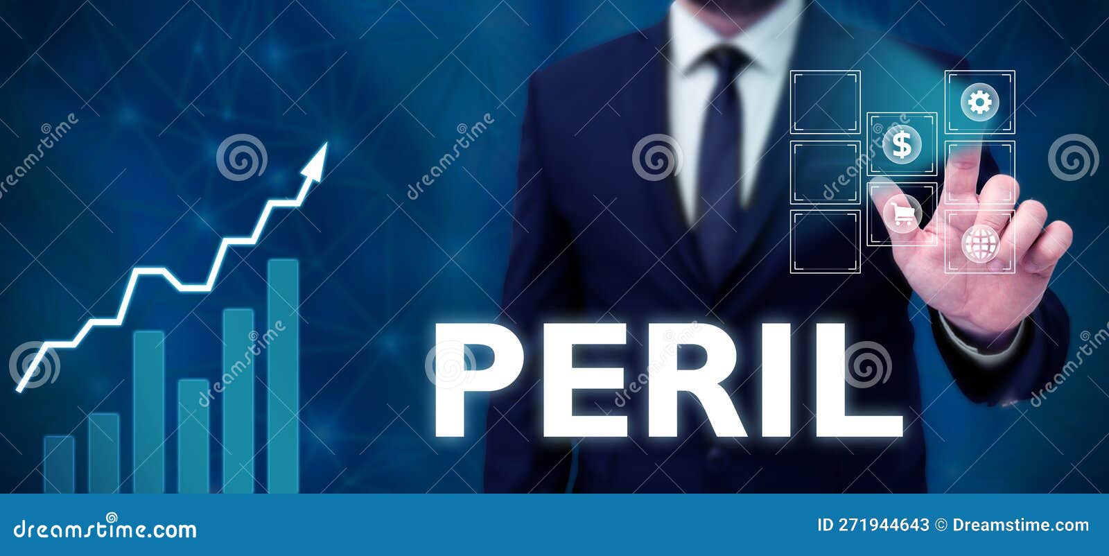 Text Showing Inspiration Peril. Business Concept Indicates Something ...