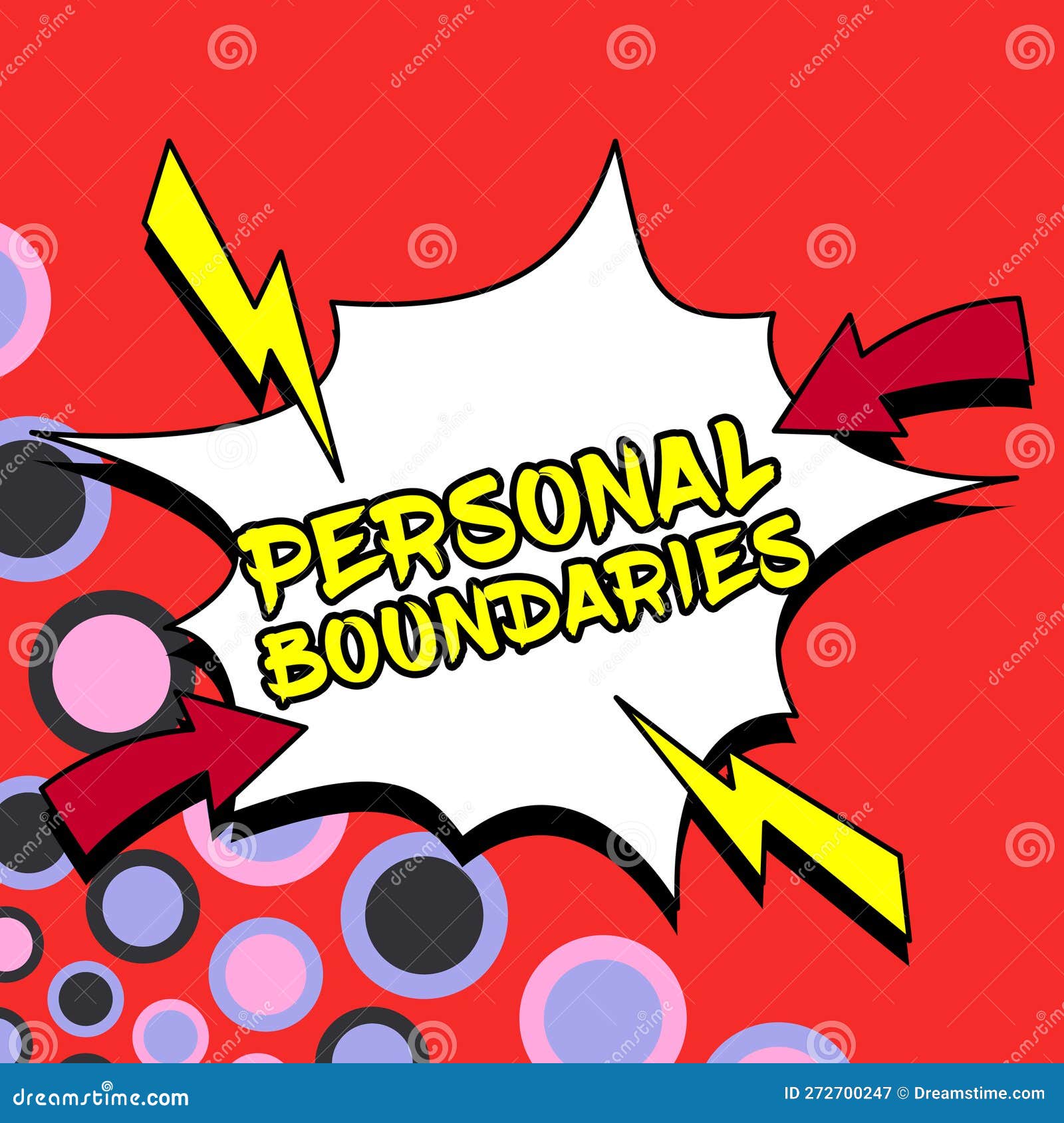 Text Showing Inspiration Personal Boundaries. Internet Concept ...