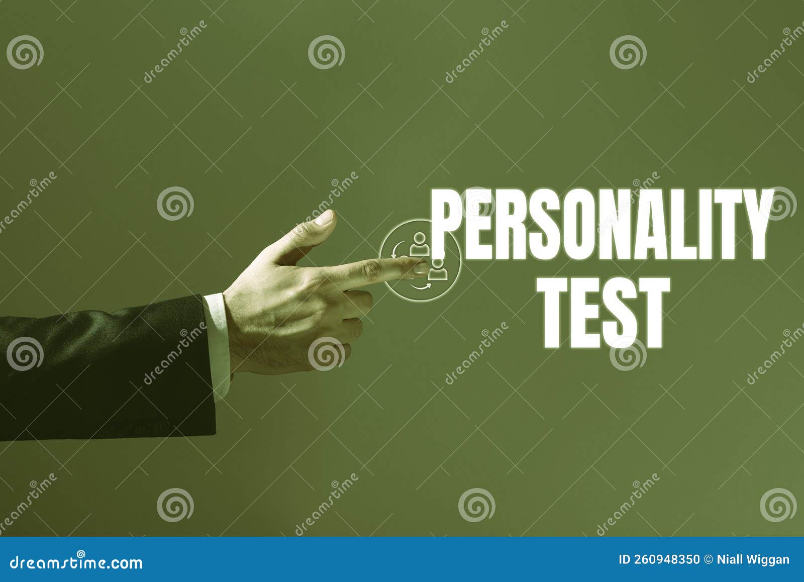 Text Showing Inspiration Personality Test. Business Concept a Method of ...