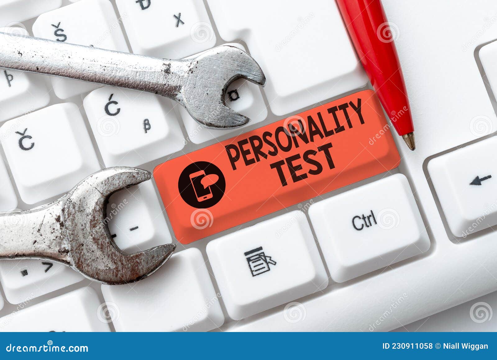 Text Showing Inspiration Personality Test. Business Overview a Method ...