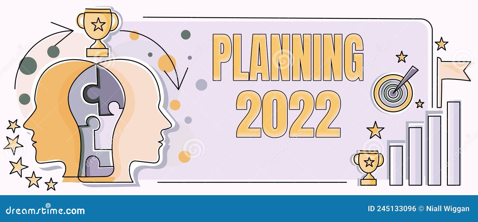 Text Showing Inspiration Planning 2022. Concept Meaning Begin with End ...