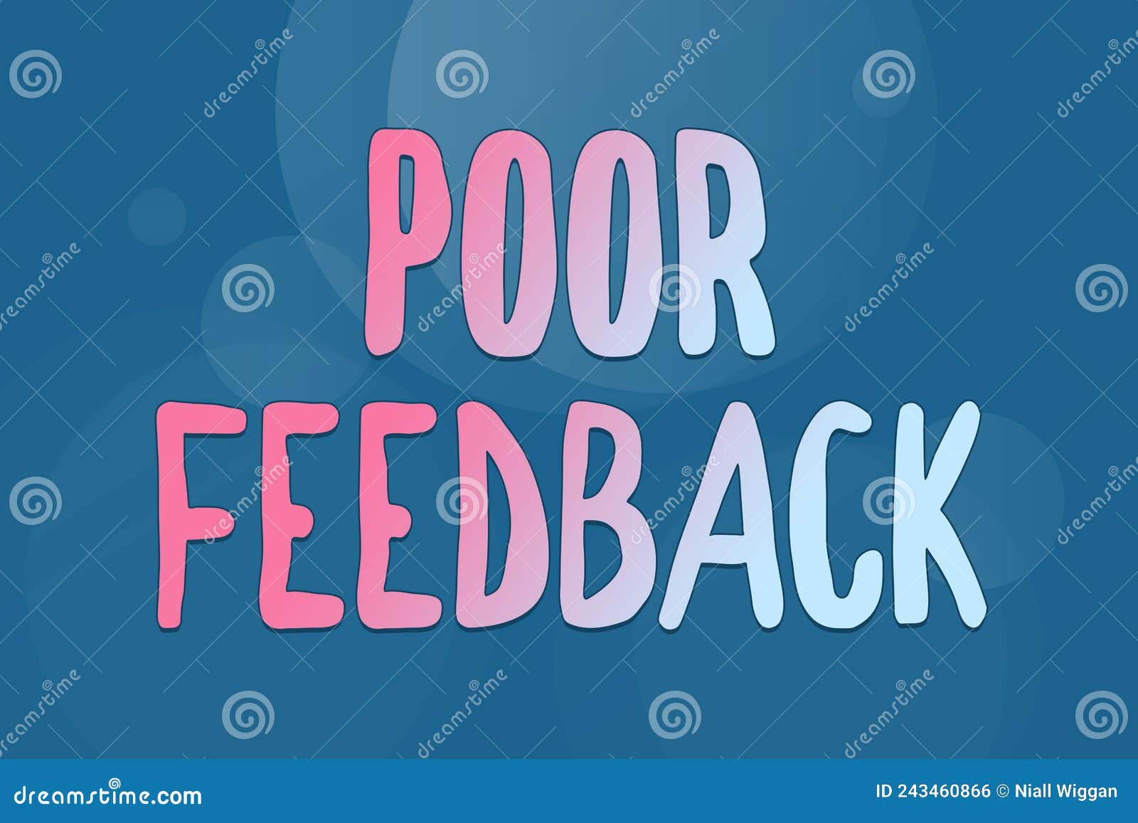 Text Showing Inspiration Poor Feedback. Conceptual Photo a Response or ...