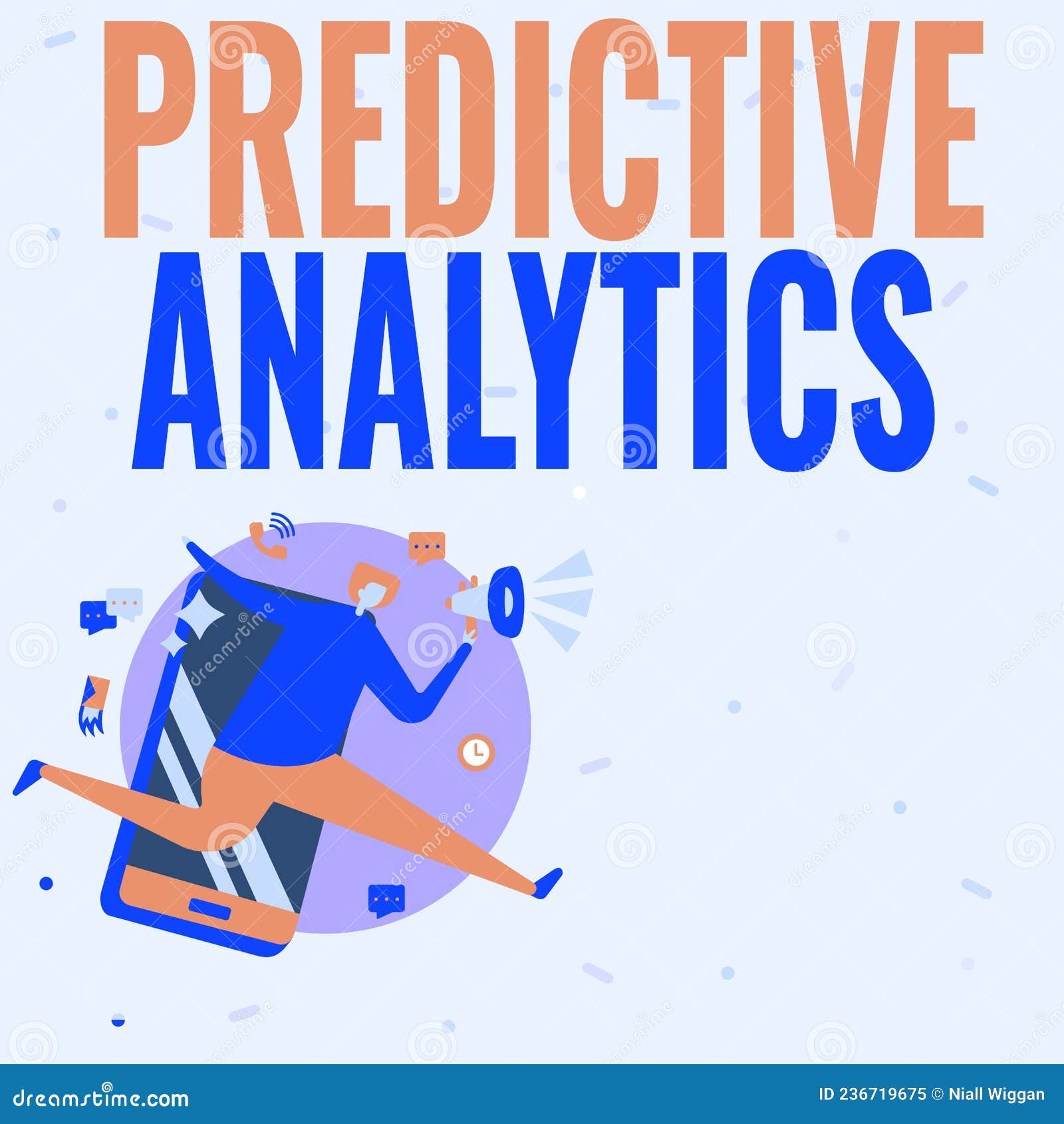 Sign Displaying Predictive Analytics. Business Concept Optimize ...