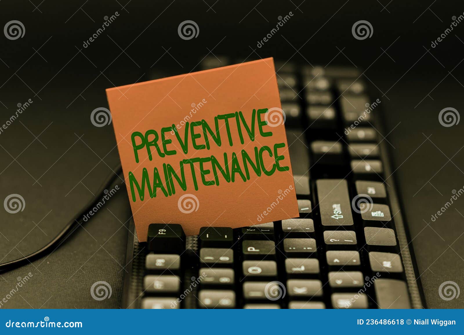 Text Showing Inspiration Preventive Maintenance. Business Approach ...