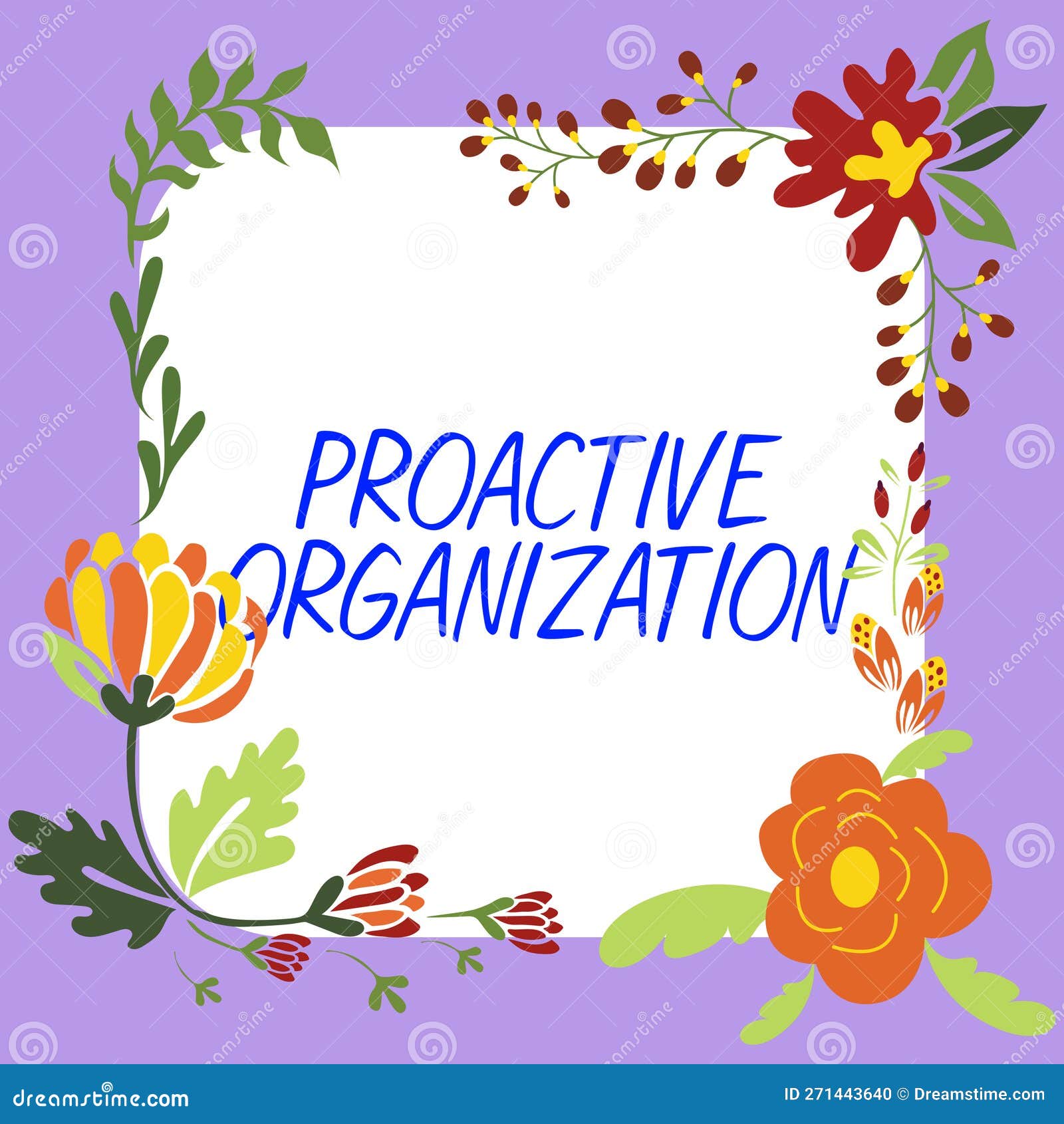 Text Showing Inspiration Proactive Organization. Business Idea Action ...