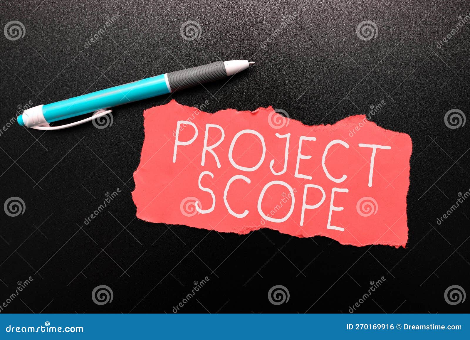 Text Showing Inspiration Project Scope. Business Idea Evaluation of ...