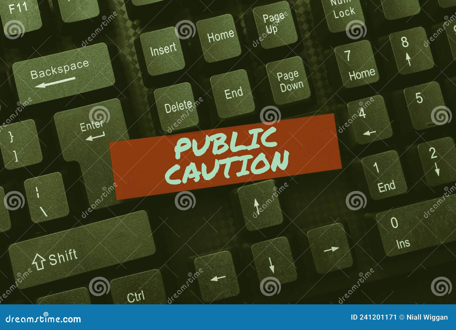 Text Showing Inspiration Public Caution. Concept Meaning Formal Warning ...