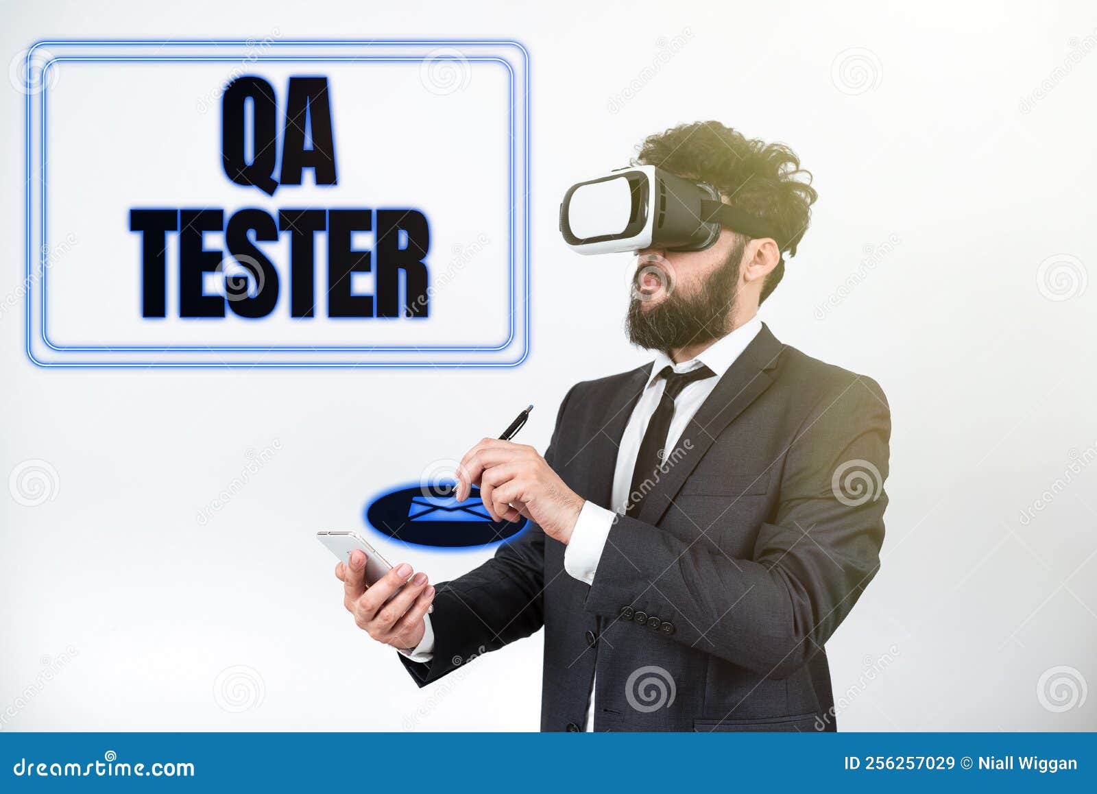 Text Showing Inspiration Qa Tester. Business Idea Quality Assurance of ...