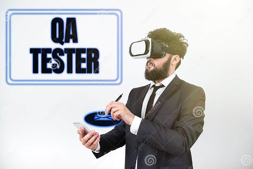 Text Showing Inspiration Qa Tester Business Idea Quality Assurance Of
