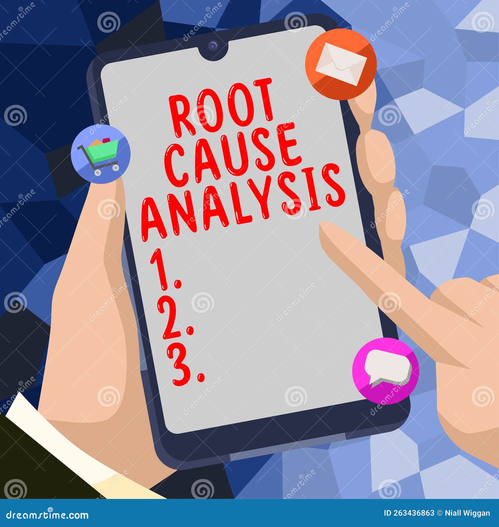 Text Showing Inspiration Root Cause Analysis. Business Overview Method ...
