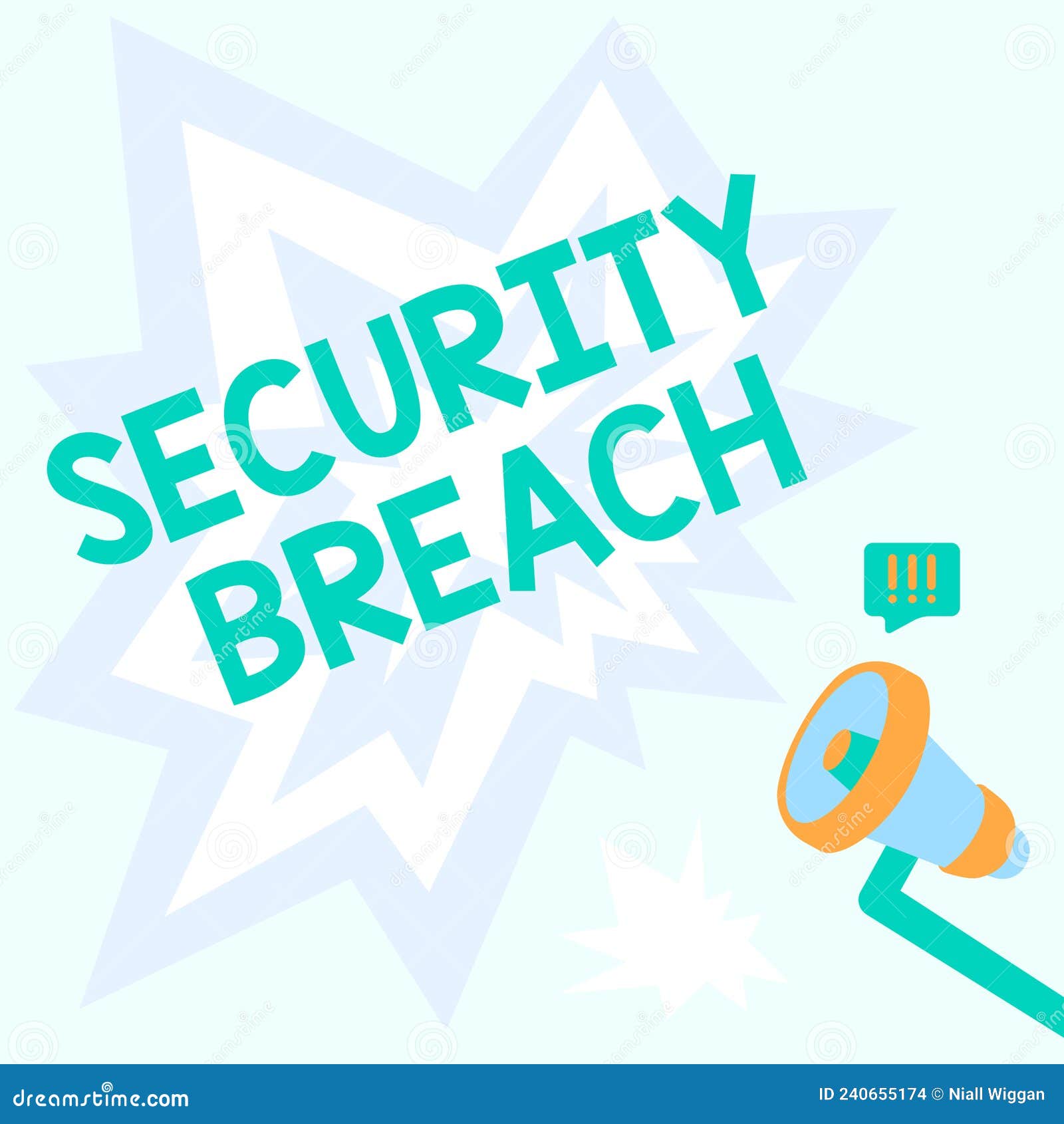 Text Showing Inspiration Security Breach. Conceptual Photo Incident ...