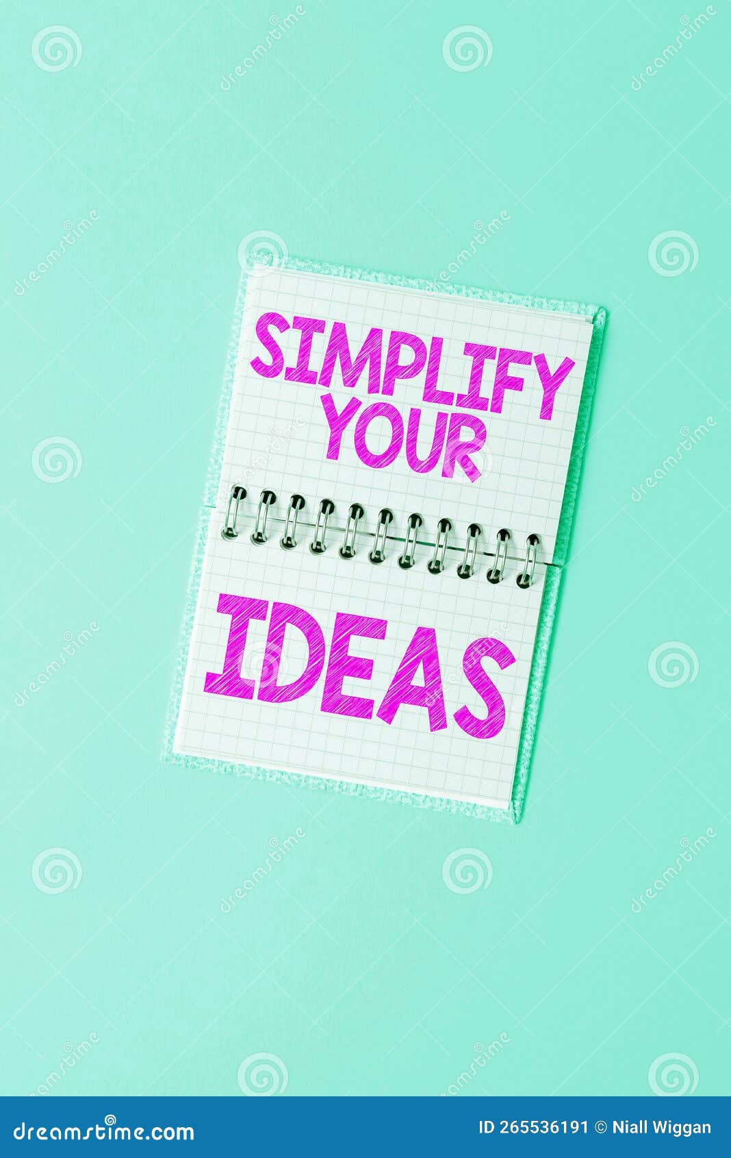 Conceptual Caption Simplify Your Ideas. Conceptual Photo Make Simple or ...