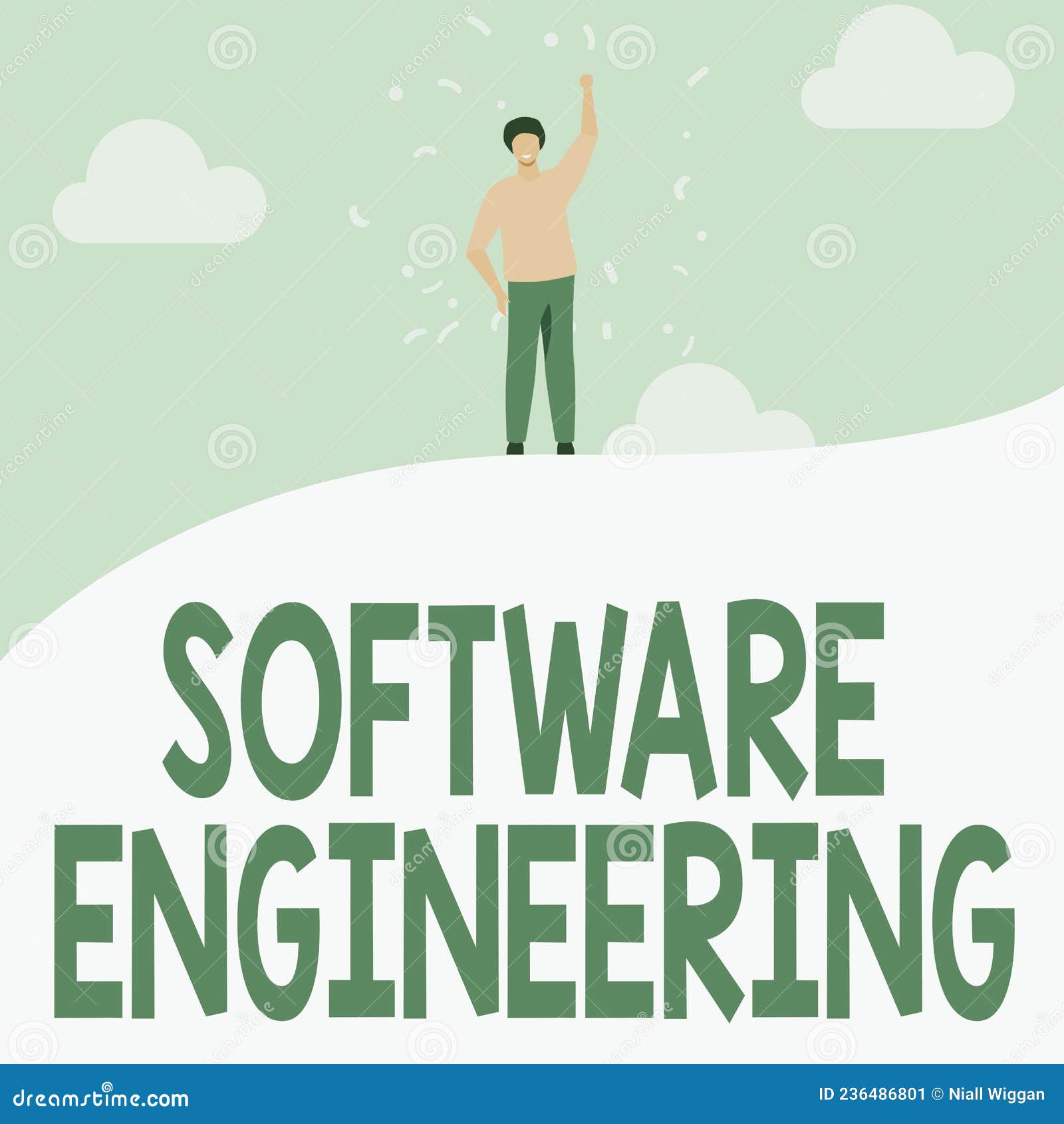 Inspiration Showing Sign Software Engineering. Business Idea Program ...