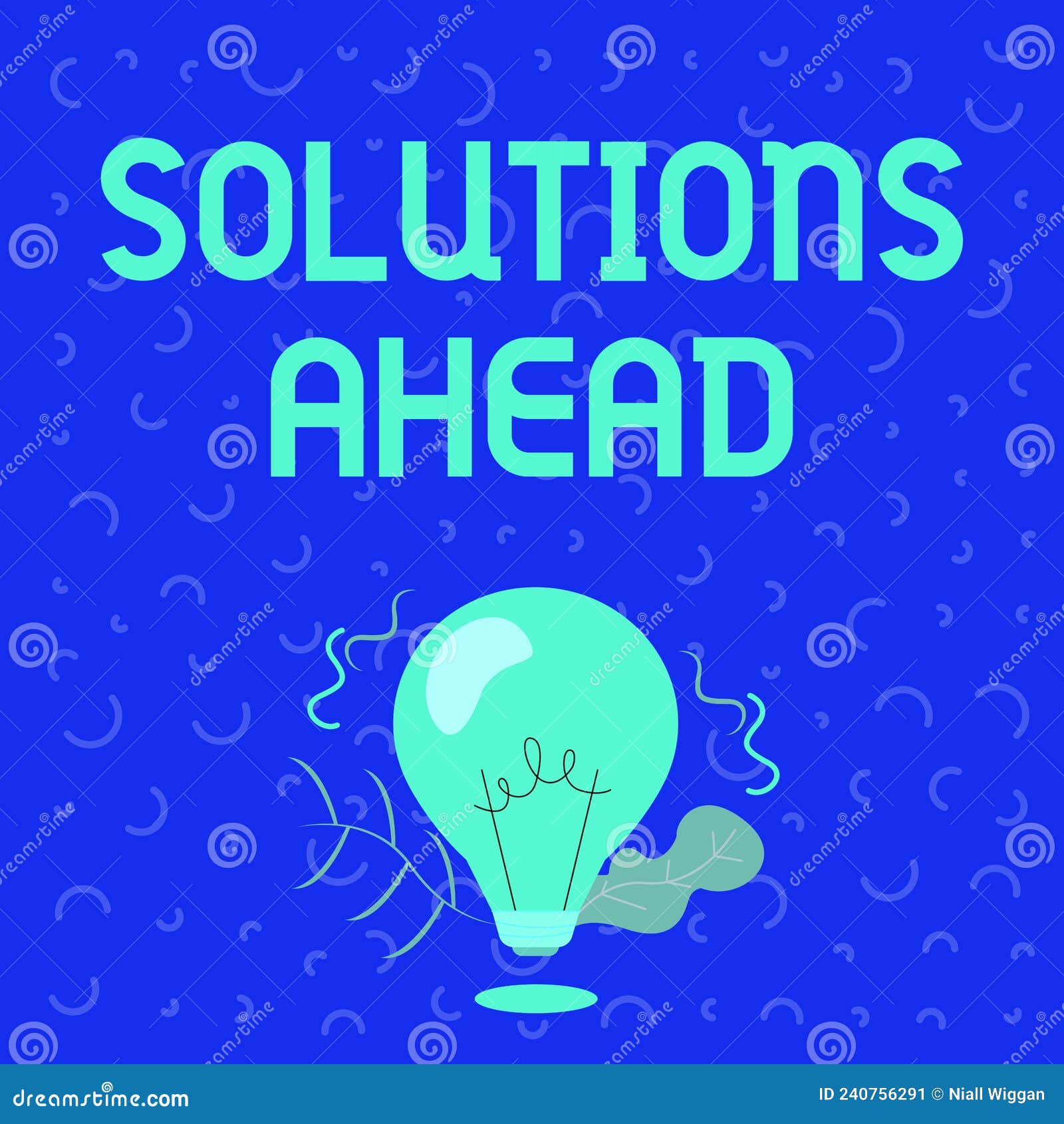 Text Showing Inspiration Solutions Ahead. Internet Concept in Advance ...