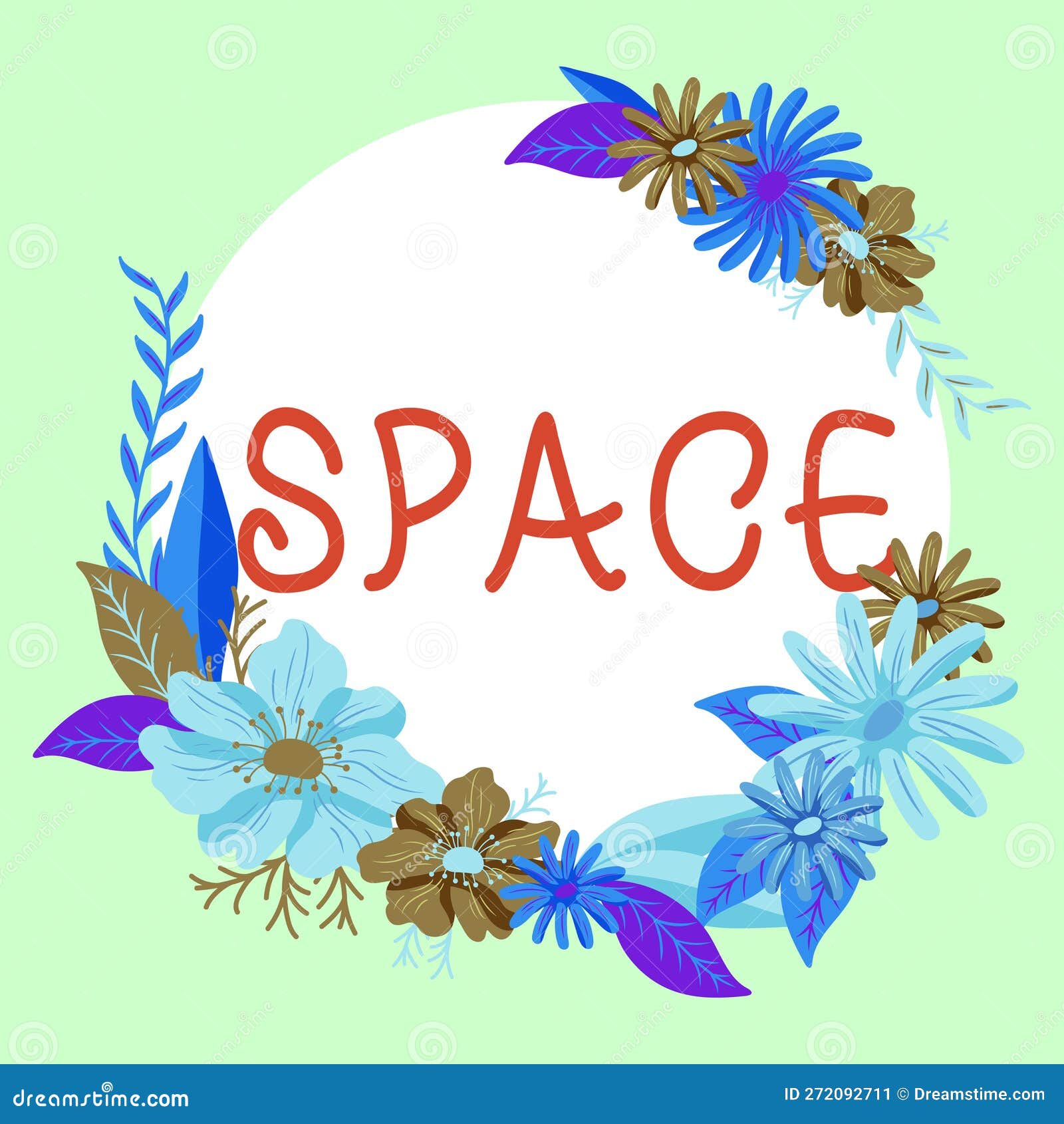 Conceptual Caption Space. Business Approach Continuous Area or Expanse ...