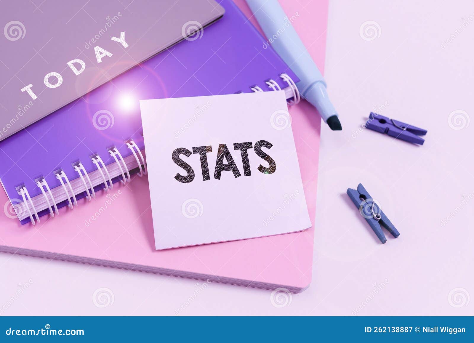 Text Showing Inspiration Stats. Word for Practice or Science of ...