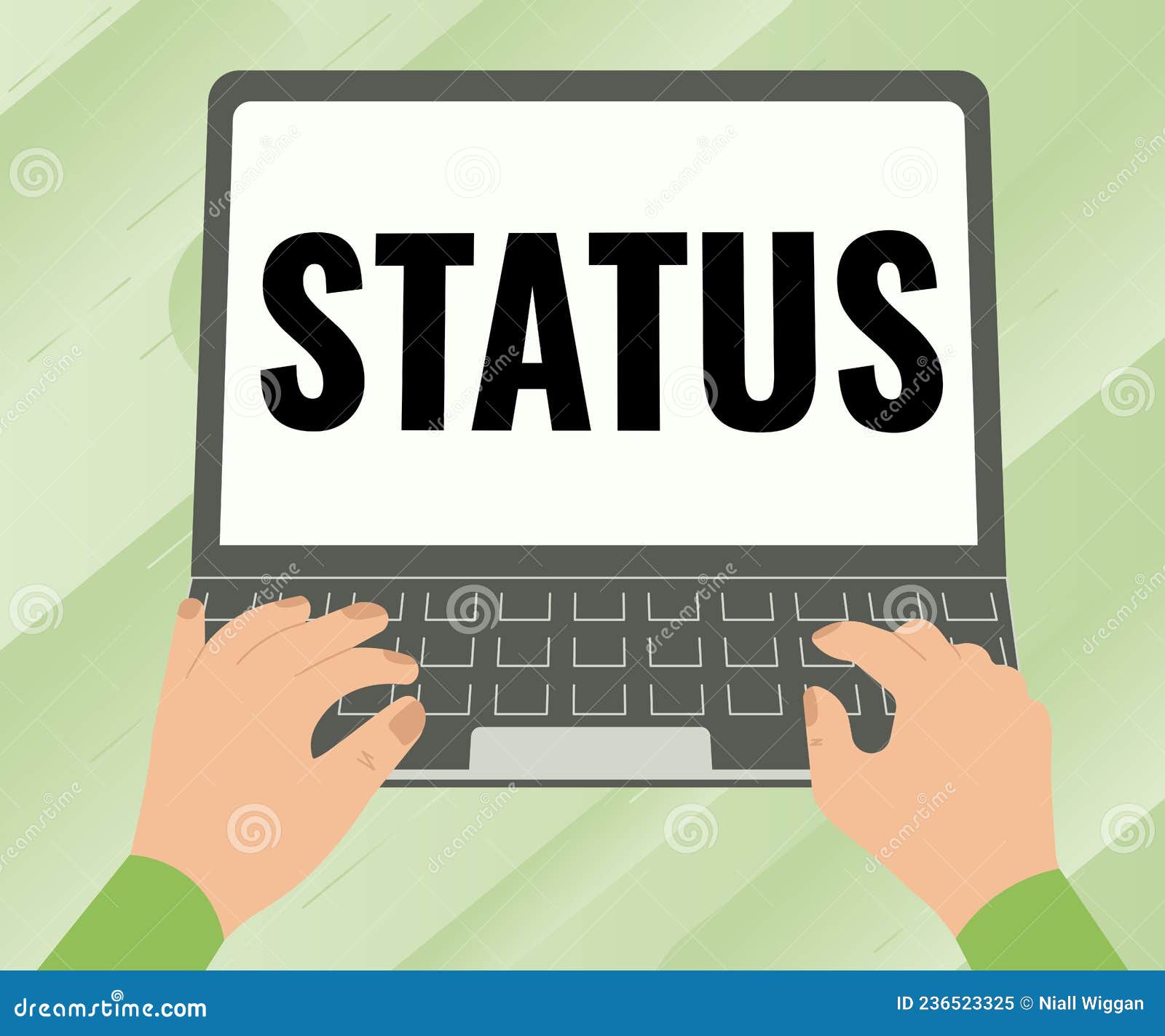 Text Showing Inspiration Status. Word Written on Situation at a ...