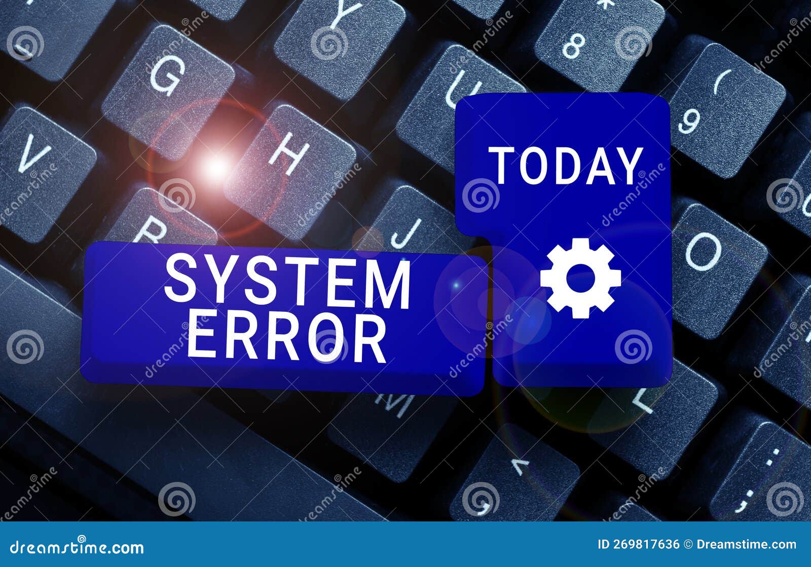 Text Showing Inspiration System Error. Conceptual Photo Technological ...