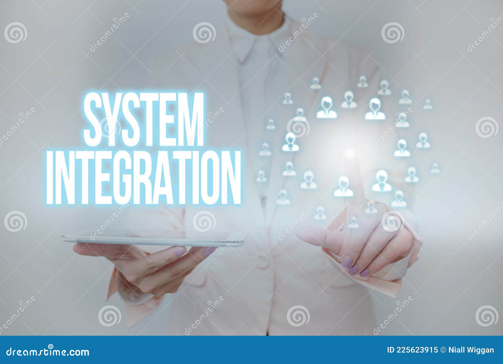 Text Showing Inspiration System Integration. Concept Meaning Process of ...