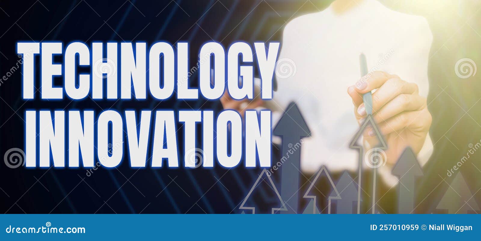 Text Showing Inspiration Technology Innovation. Internet Concept ...