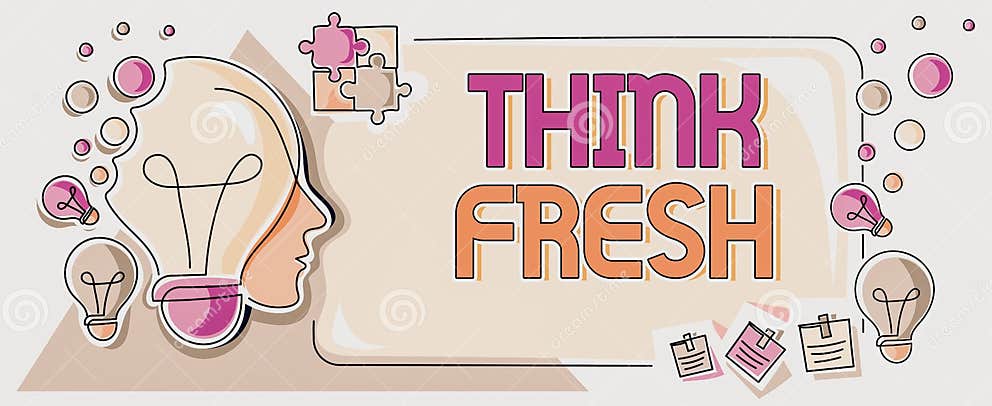 Text Showing Inspiration Think Fresh. Business Overview Thinking on ... Text Showing Inspiration Think Fresh. Business Overview Thinking on ...