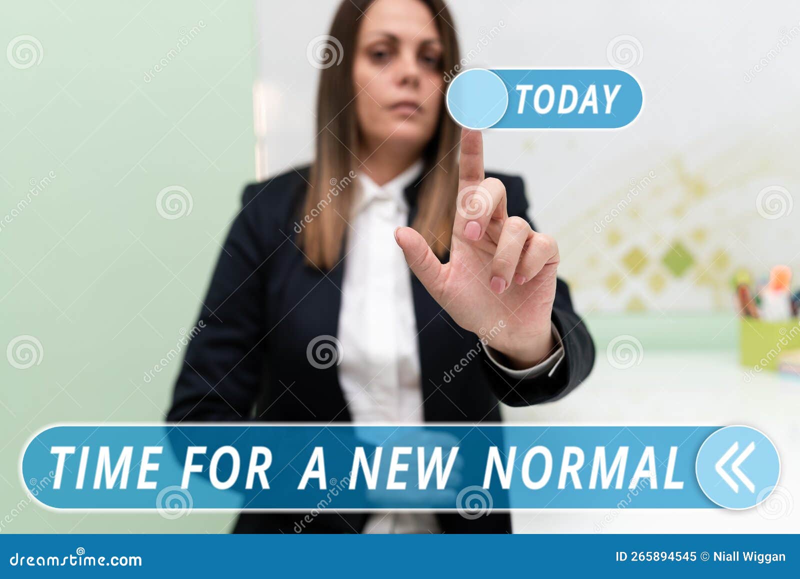 Text Caption Presenting Time for a New Normal. Conceptual Photo Make a ...