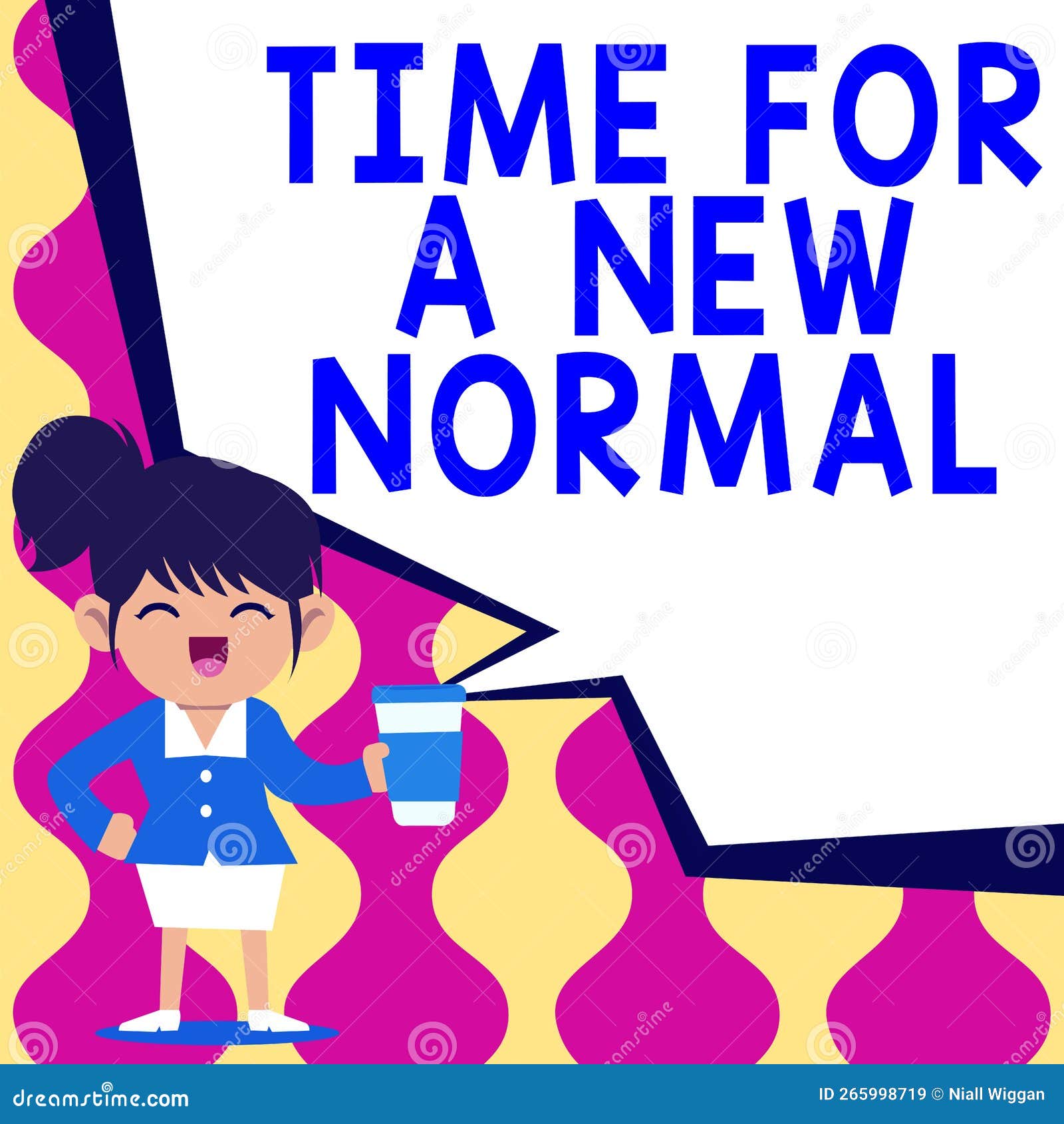 Text Showing Inspiration Time for a New Normal. Word Written on Make a ...