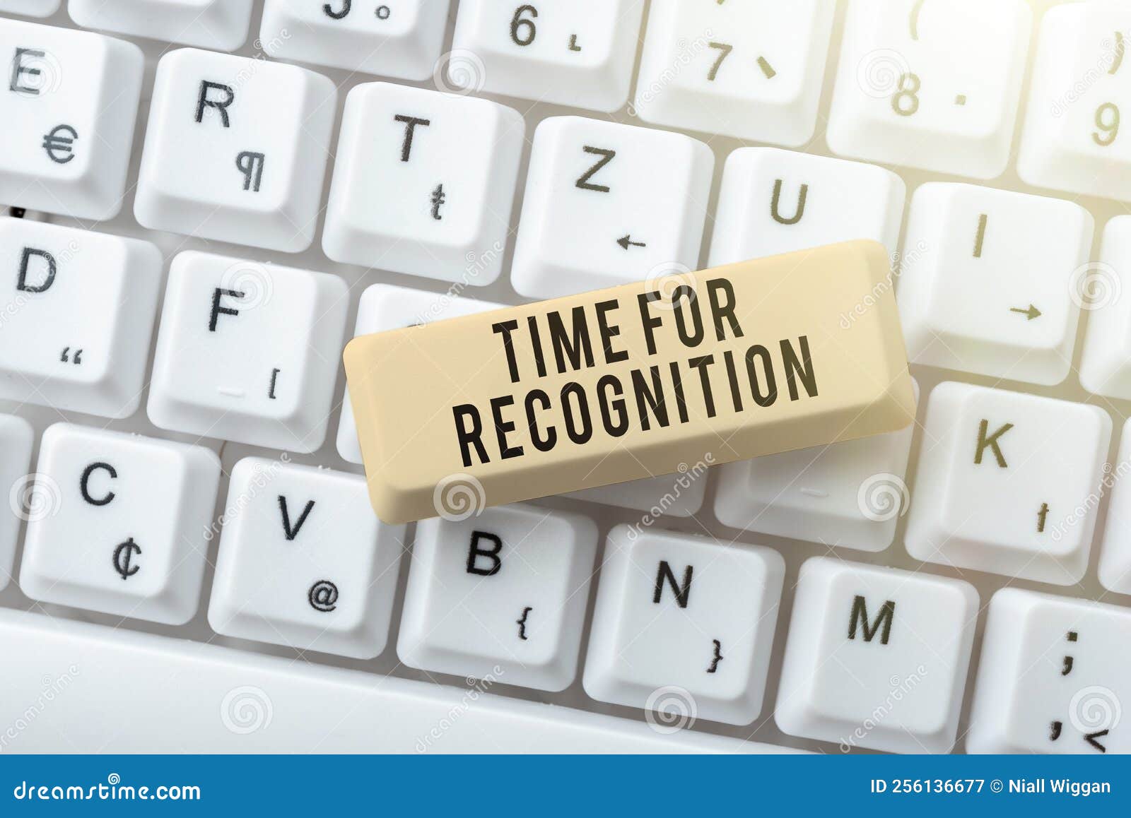 Text Showing Inspiration Time for Recognition. Internet Concept ...