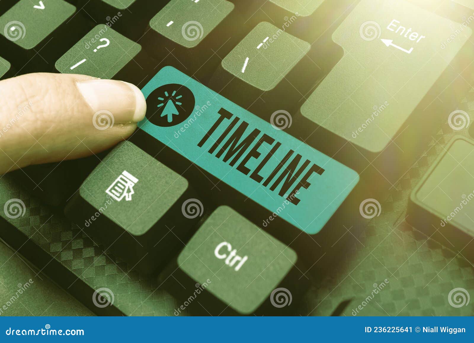 Text Showing Inspiration Timeline. Word for Graphical Representation of ...