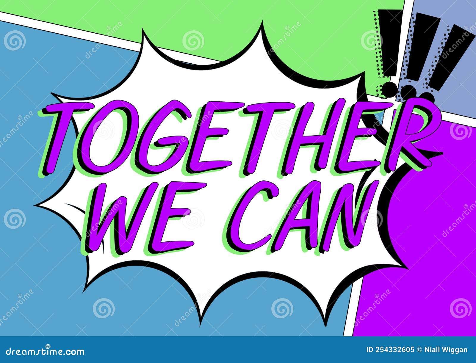 Text Sign Showing Together we Can. Business Approach Unity Can Makes ...