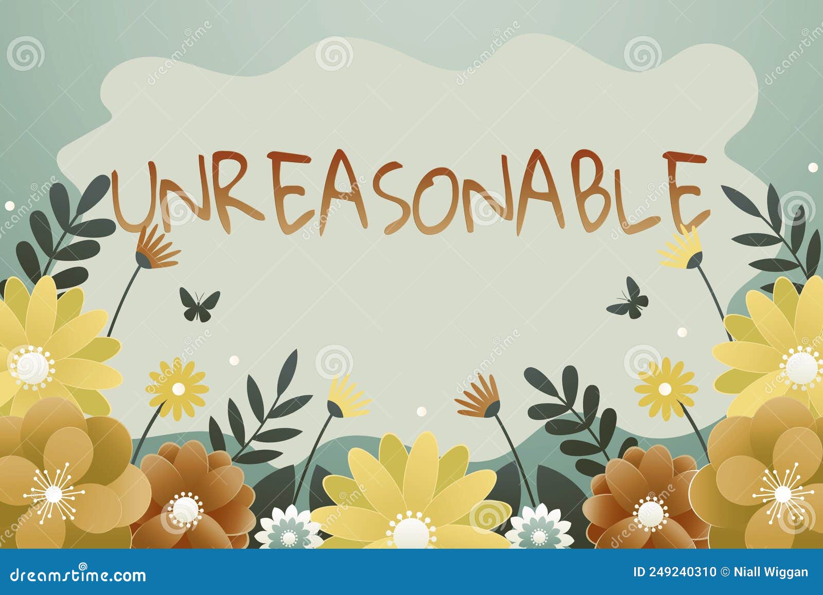 Text Showing Inspiration Unreasonable. Word for Beyond the Limits of ...