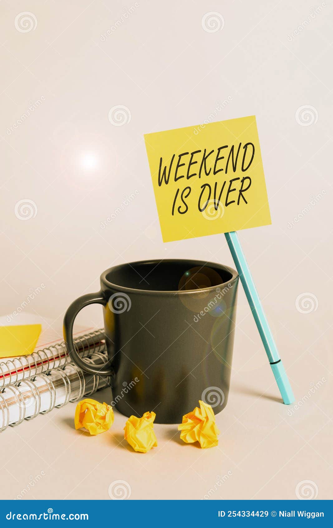 Text Sign Showing Weekend is Over. Business Concept Time for Relax Has ...