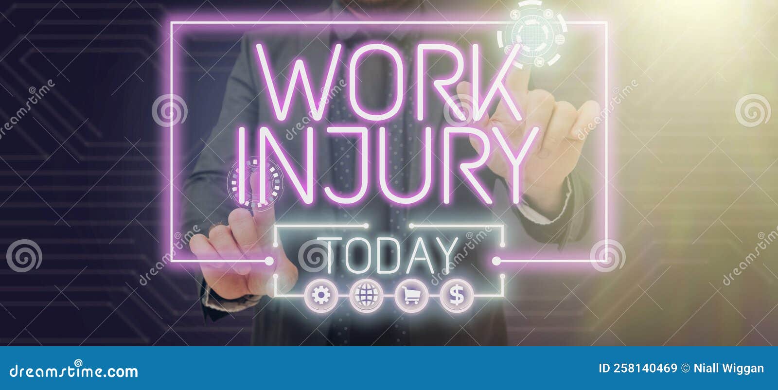 Text Showing Inspiration Work Injury. Word Written on an Accident ... Text Showing Inspiration Work Injury. Word Written on an Accident ...