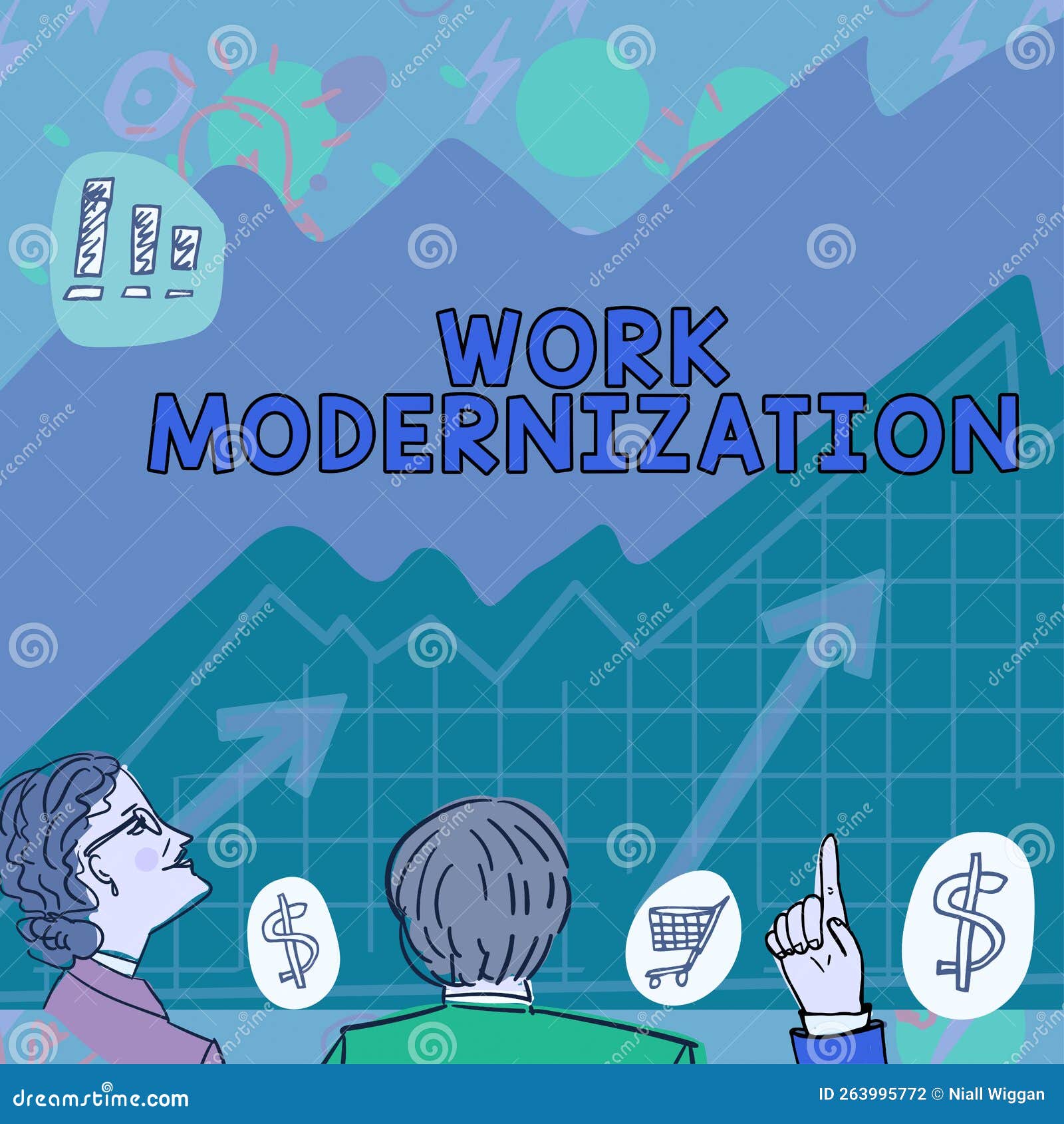Text Sign Showing Work Modernization. Business Overview Changing ...