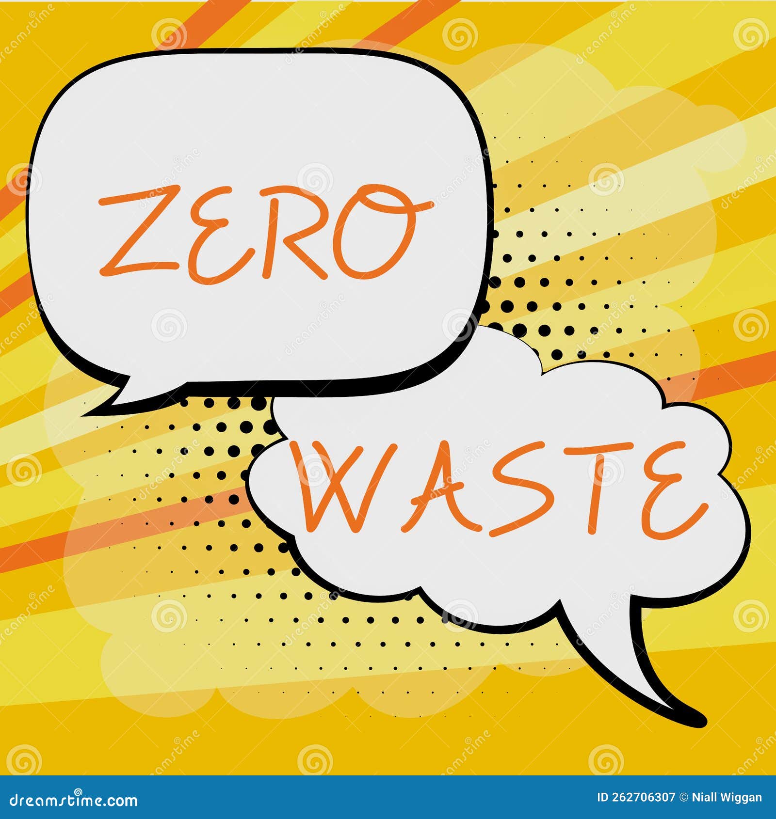 Writing Displaying Text Zero Waste. Concept Meaning Industrial ...