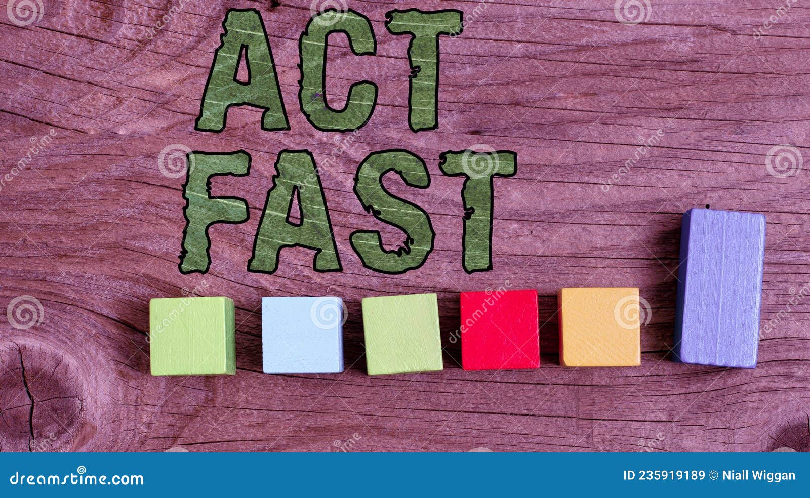 Text Sign Showing Act Fast. Word for Voluntarily Move in the Highest ...