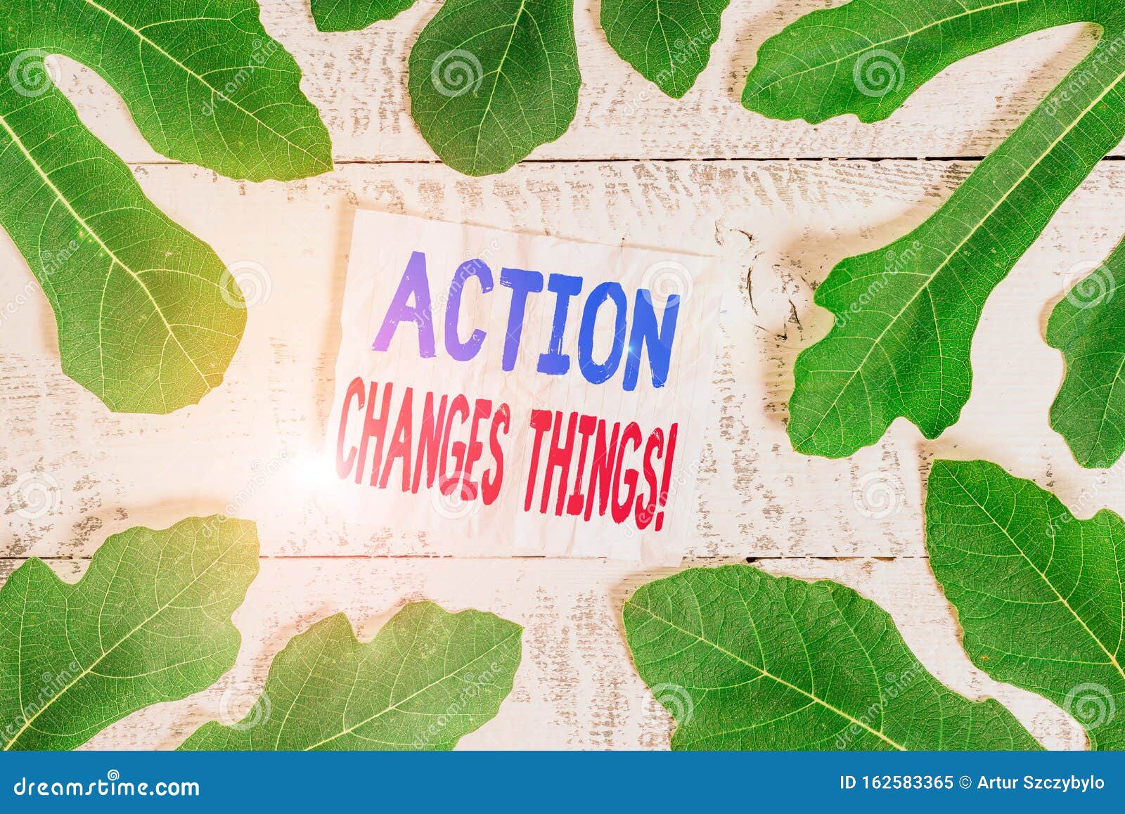 Text Sign Showing Action Changes Things. Conceptual Photo Start Doing ...