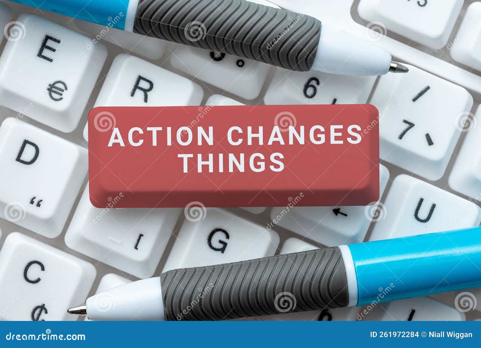 Text Sign Showing Action Changes Things. Word for Doing Something Will ...
