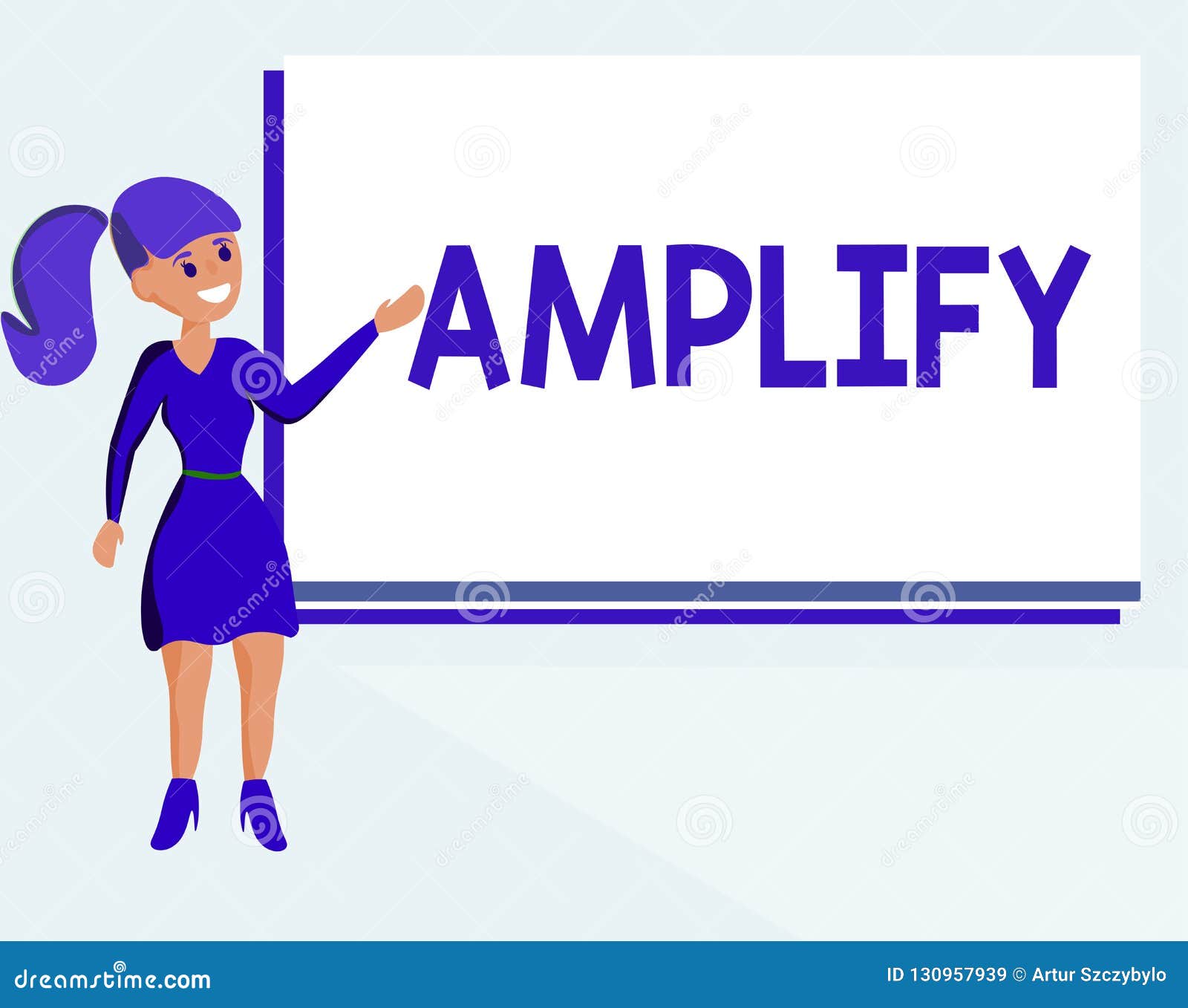 Text Sign Showing Amplify. Conceptual Photo Make Something Bigger ...