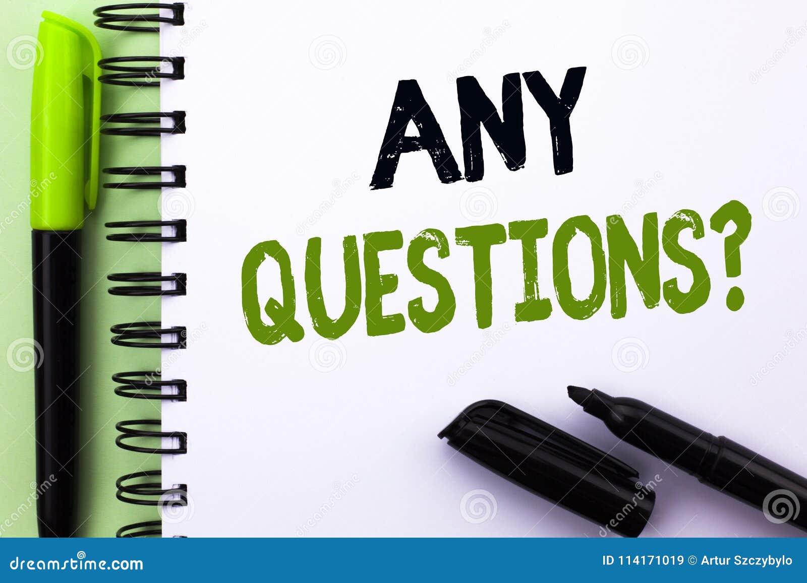 Text Sign Showing Any Questions Question. Conceptual Photo Need To Ask ... Text Sign Showing Any Questions Question. Conceptual Photo Need To Ask ...