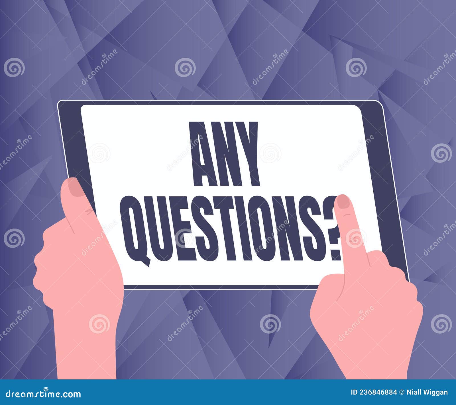 Conceptual Display Any Questions Question. Business Showcase Asking for ...