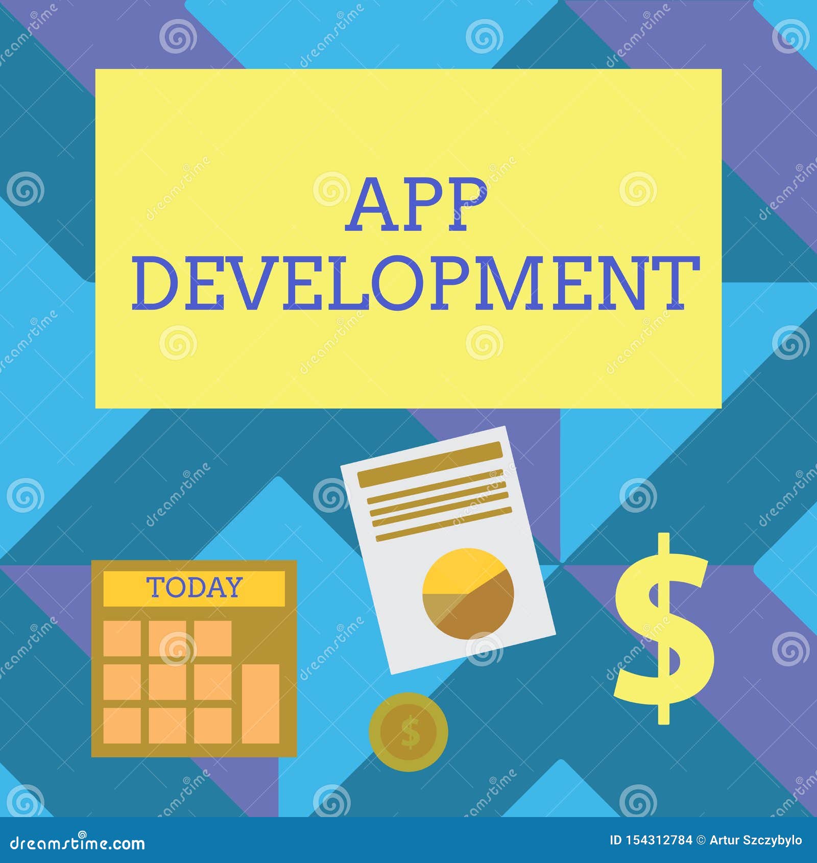 Text Sign Showing App Development. Conceptual Photo Development ...