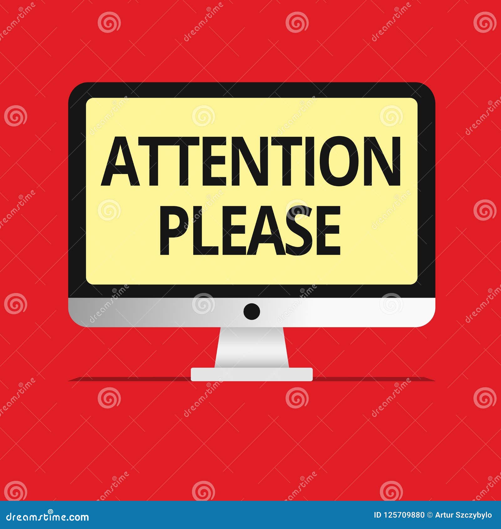 Text Sign Showing Attention Please. Conceptual Photo Asking People Sop ... Text Sign Showing Attention Please. Conceptual Photo Asking People Sop ...