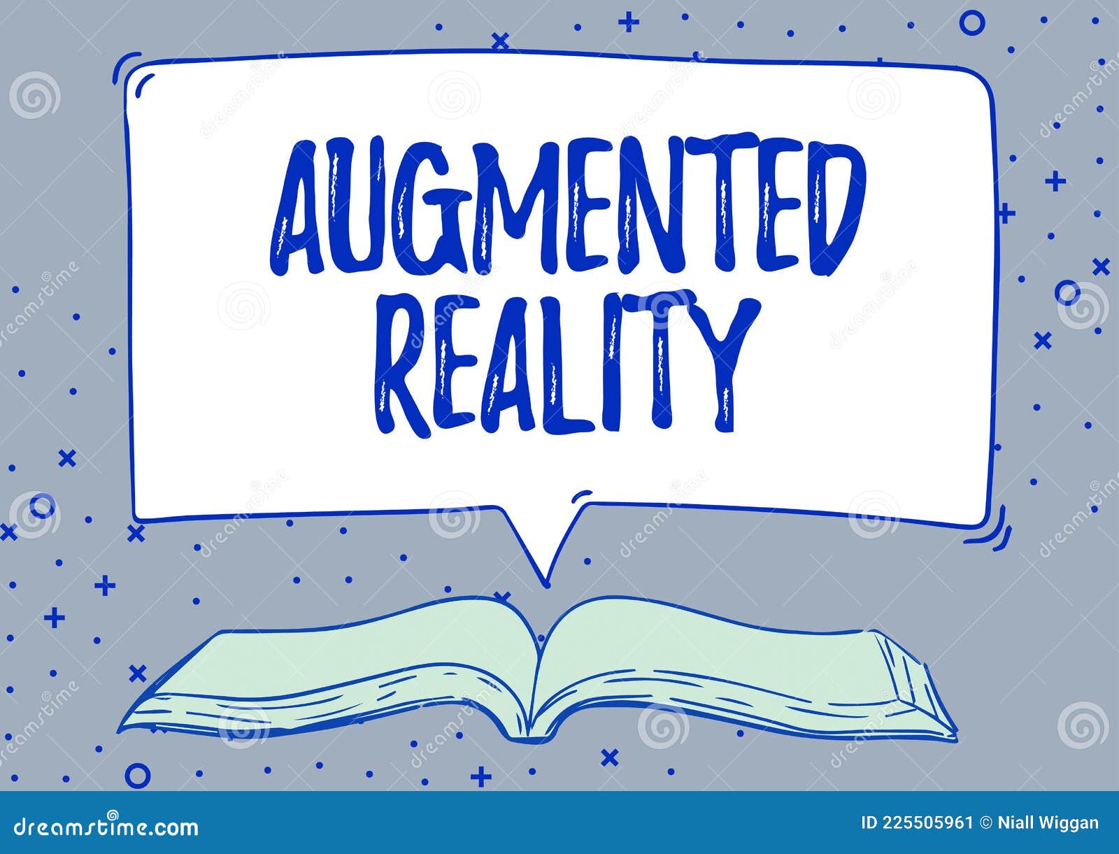 Text Sign Showing Augmented Reality. Business Idea Interactive ...