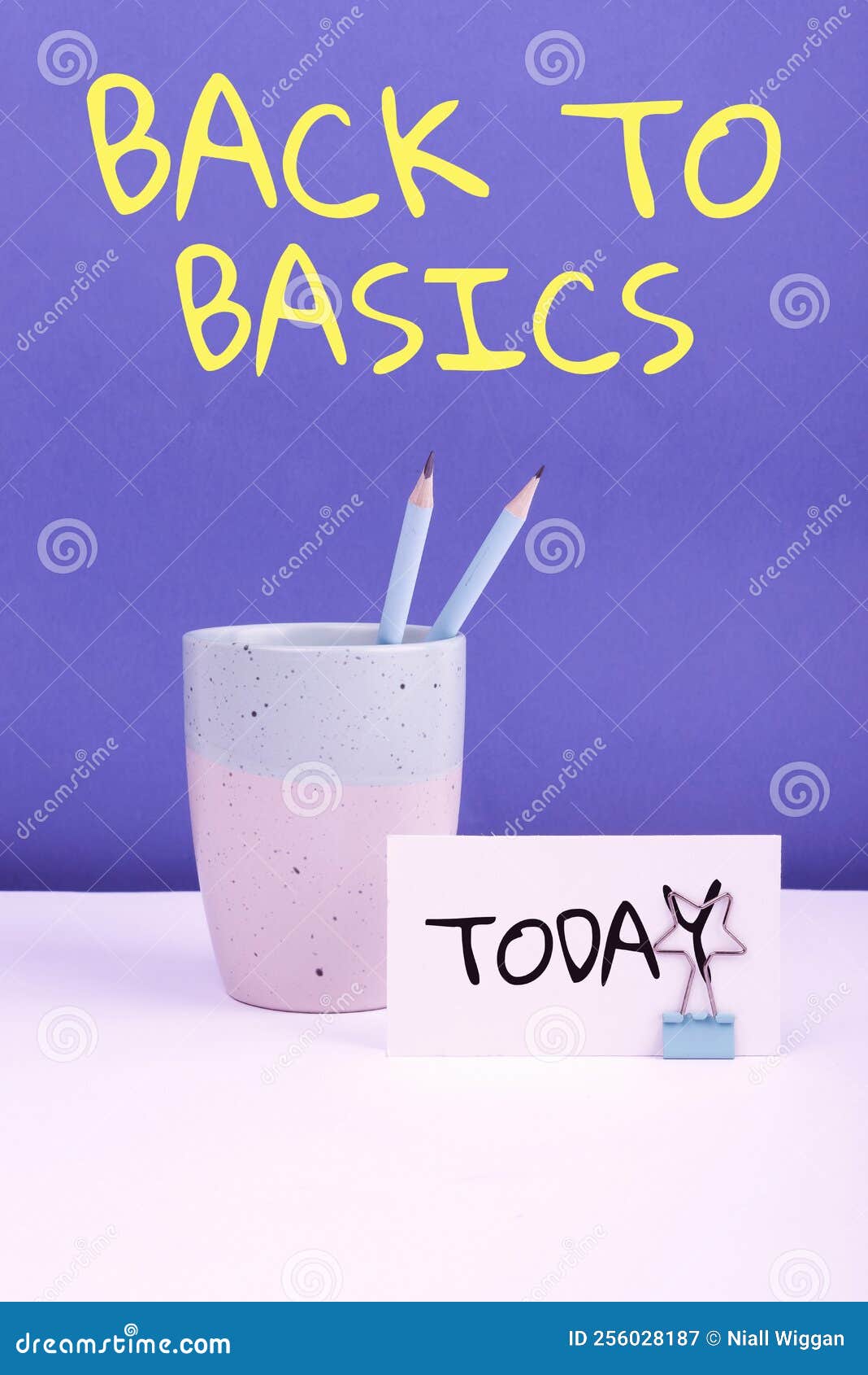 Conceptual Caption Back To Basics. Business Overview Return Simple ...