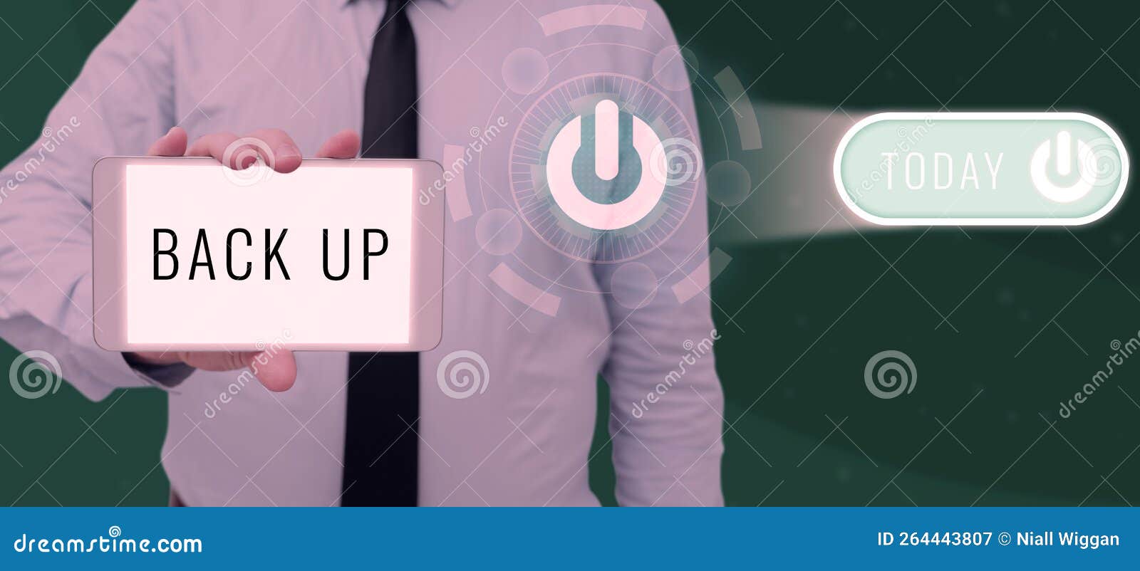 Text Sign Showing Back Up. Concept Meaning Saving Important Data into ...