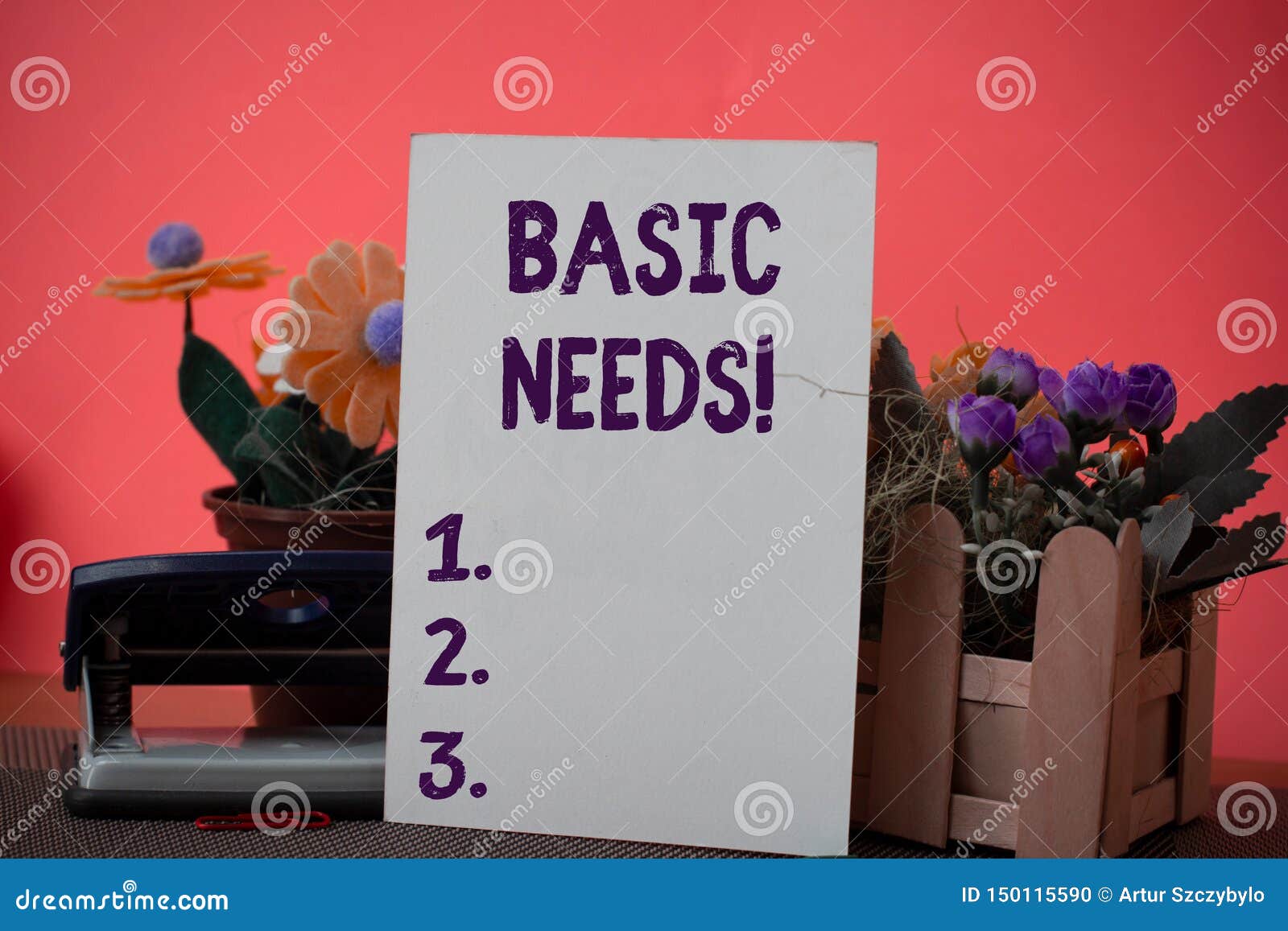 Text Sign Showing Basic Needs. Conceptual Photo Measurement of Absolute ...