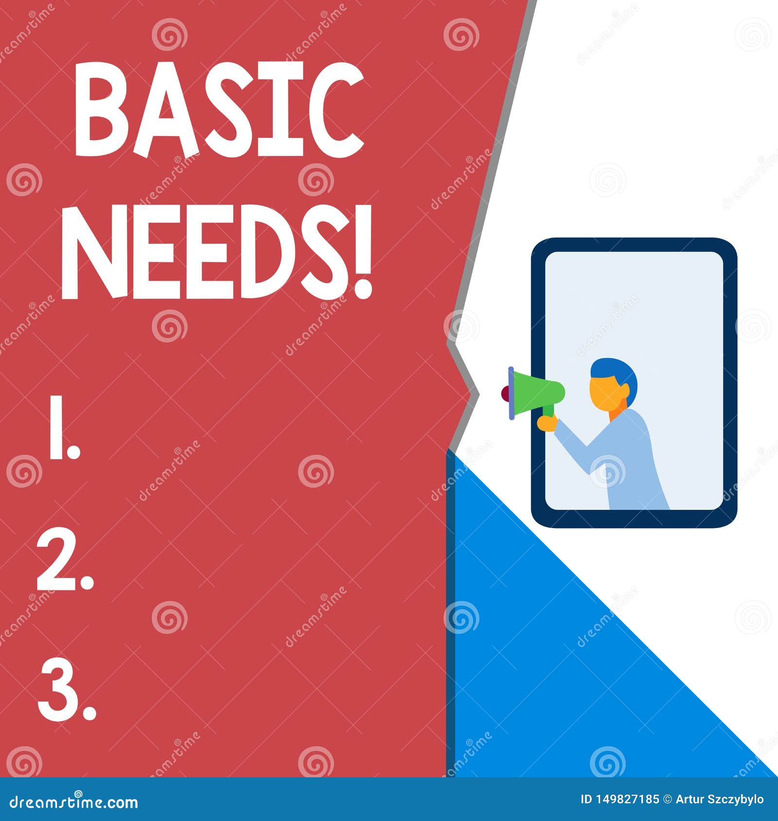 Text Sign Showing Basic Needs. Conceptual Photo Measurement of Absolute ...