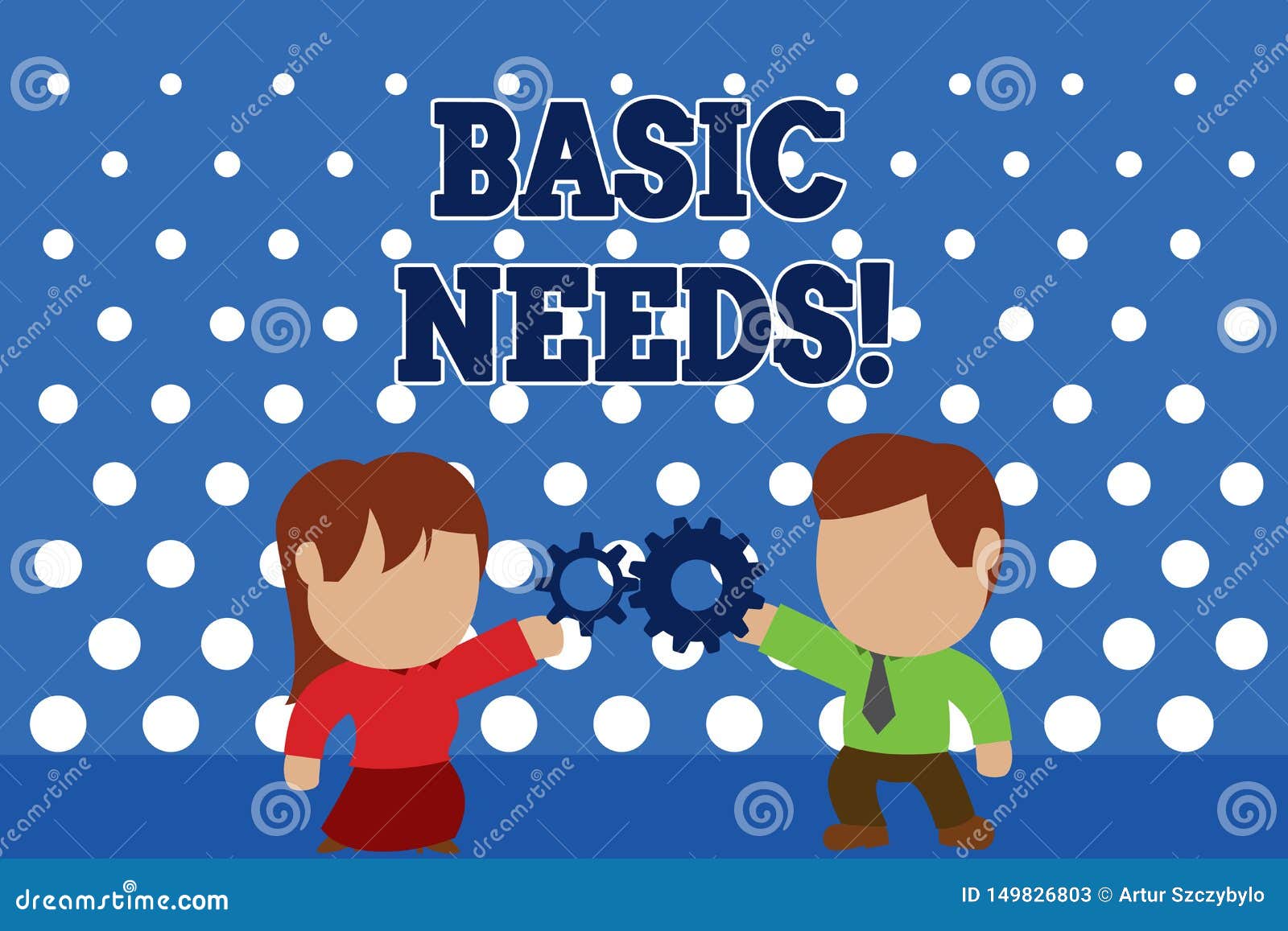 Text Sign Showing Basic Needs. Conceptual Photo Measurement of Absolute ...